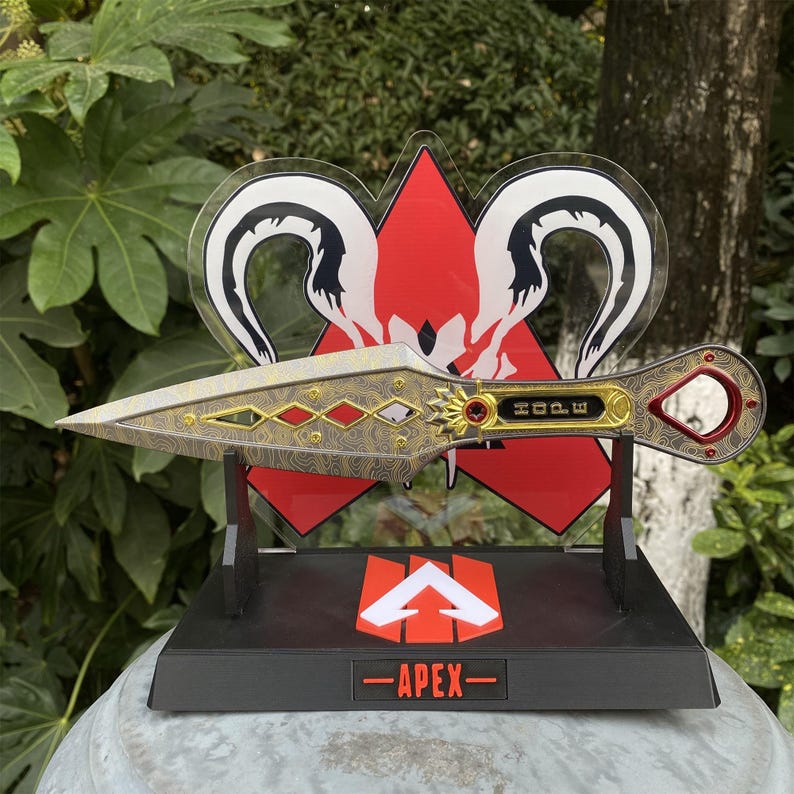 Wraith Heirloom Recolor Kunai Fantastic Damascus Steel Pattern Blade ...