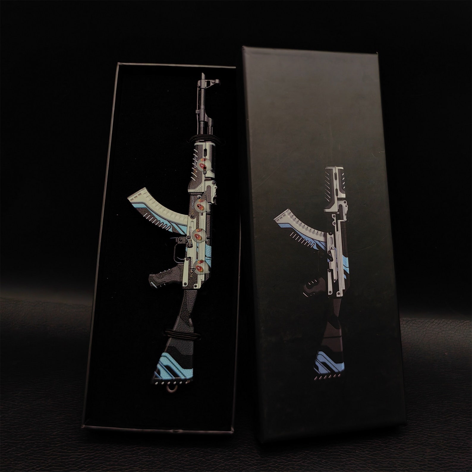 CSGO AK47 Vulcan Skin Small Size Replica Vulcan AK47 1/6 Scale Metal ...