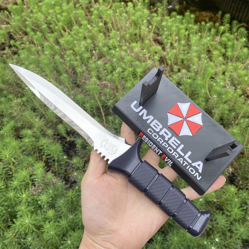 Metal Resident Evil 4 Leon Primal Knife Replica RE4 Gamer Cool Gifts ...