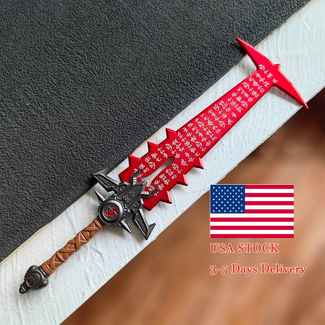 Crucible Blade Night Sentinel Sword Life Size Metal Sword Gamer Weapon ...