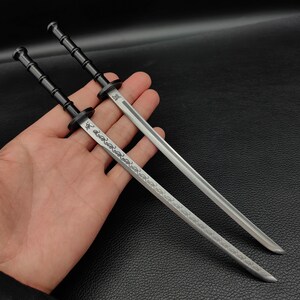 Samurai Katana Hand-forged Ninja Sword Mini Japanese Sword Samurai ...