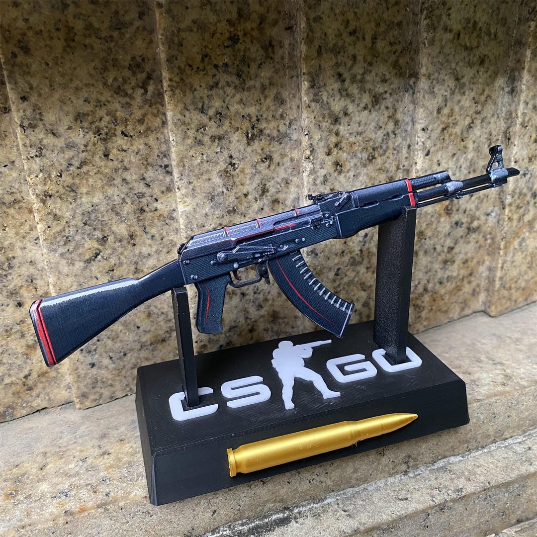 CSGO AK47 Redline 1:6 Scale Tiny AK-47 Miniature Gamer Christmas Gifts ...