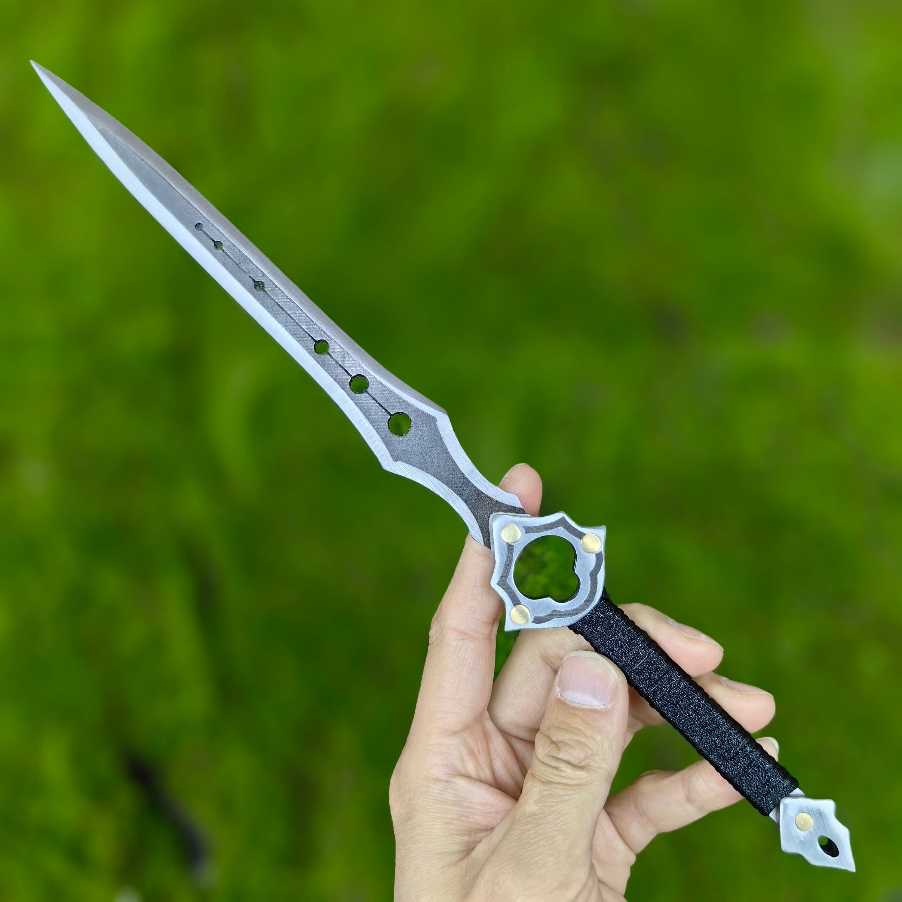 Hand-forged Infinity Sword Metal Infinity Blade Miniature Replica 30cm ...
