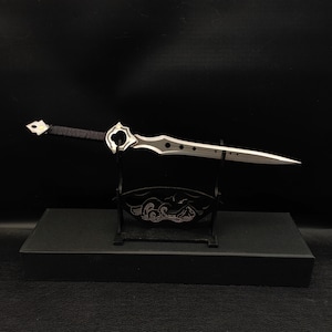 Hand-forged Infinity Sword Metal Infinity Blade Miniature Replica 30cm ...