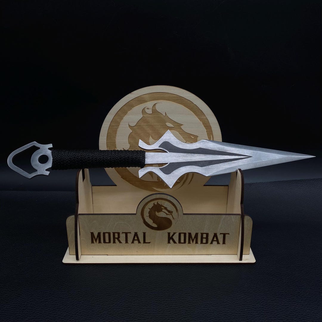 Hand-forged Steel Scorpion Kunai MK Scorpion Kunai Knife MK Cosplay ...