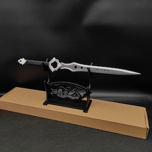 Hand-forged Infinity Sword Metal Infinity Blade Miniature Replica 30cm ...