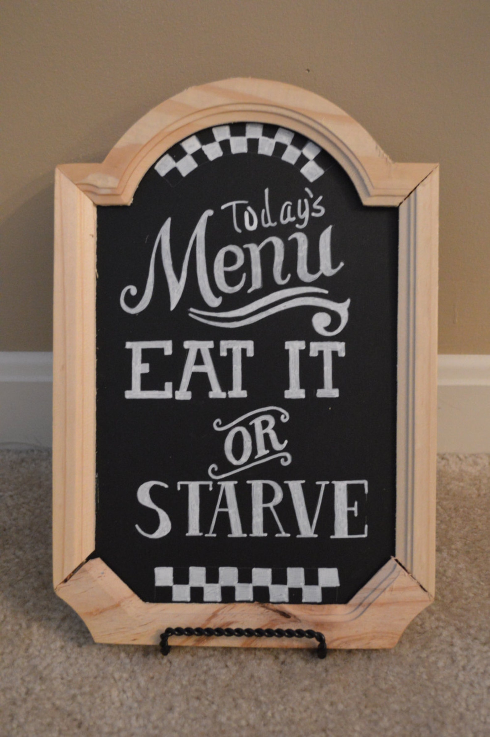 Today's Menu handpainted chalkboard sign 8.25 x - Etsy 日本
