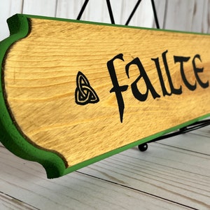 Failte Hand Painted Irish Signs - Choice of Designs - 16 X 4 Inches - Etsy