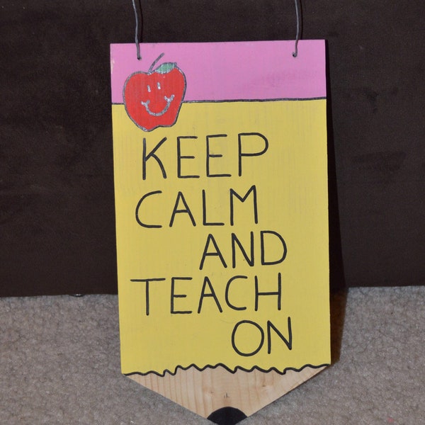 Keep Calm and Teach - Etsy