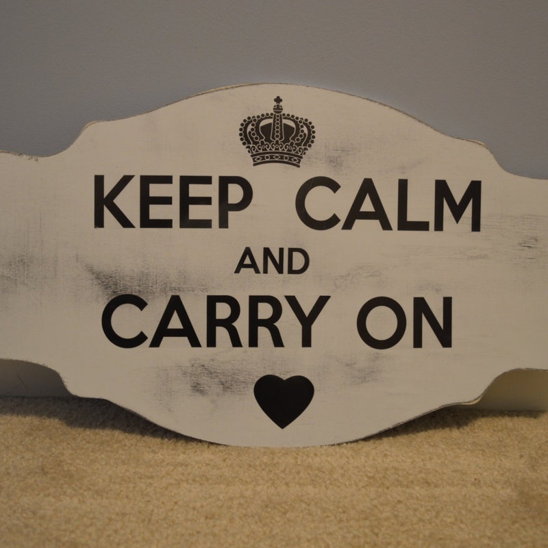Keep Calm Sign - Etsy