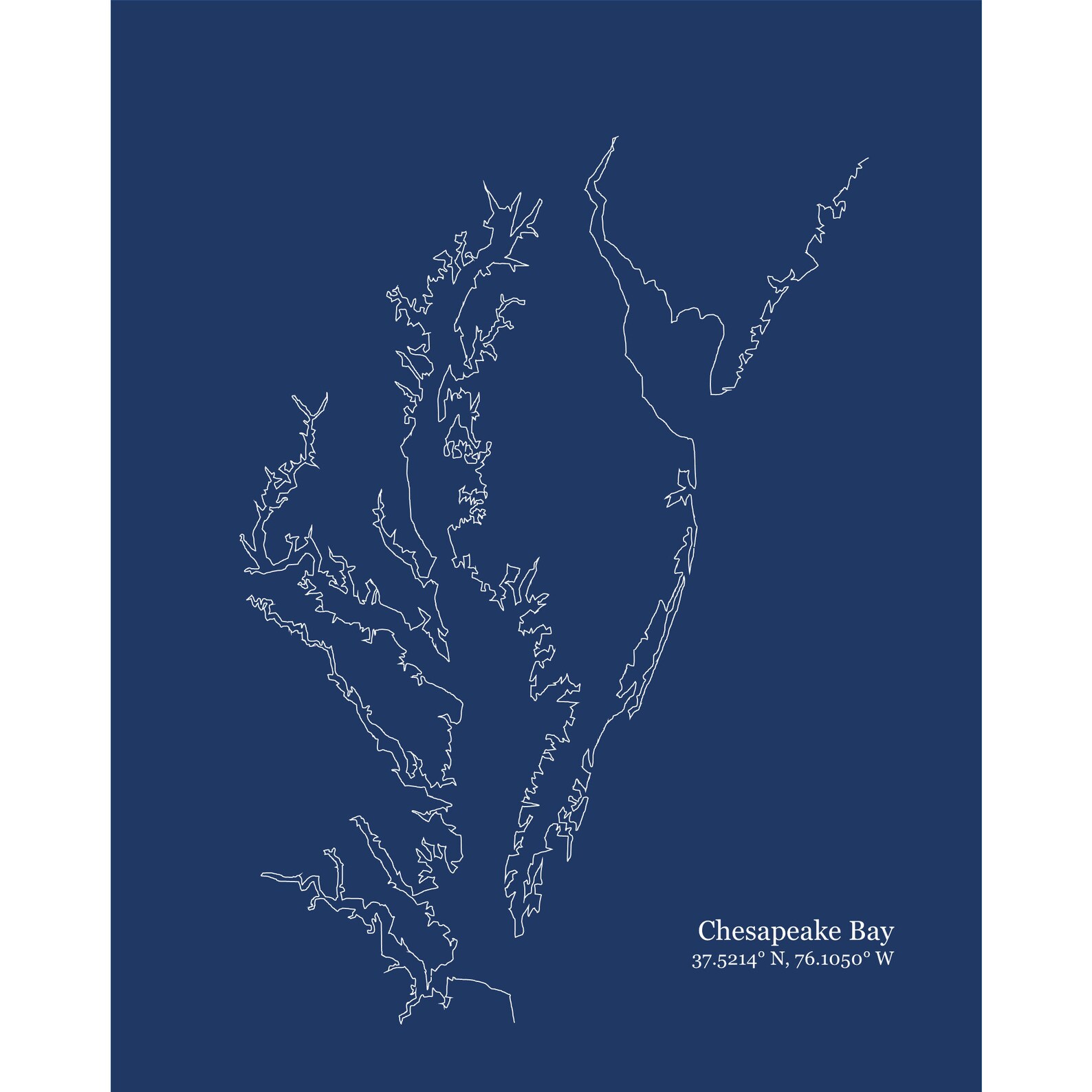 Chesapeake Bay, Baltimore, Maryland Print, Maryland Coastline, Coastal ...