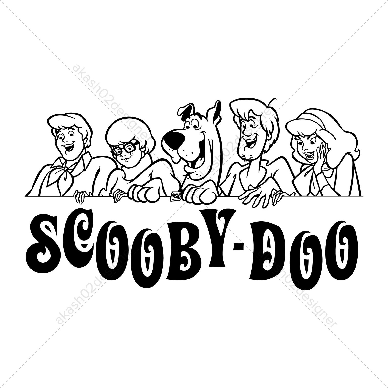 13 Scooby Doo Svg Pack Bundle Png AI EPS Vector Digital File Download ...