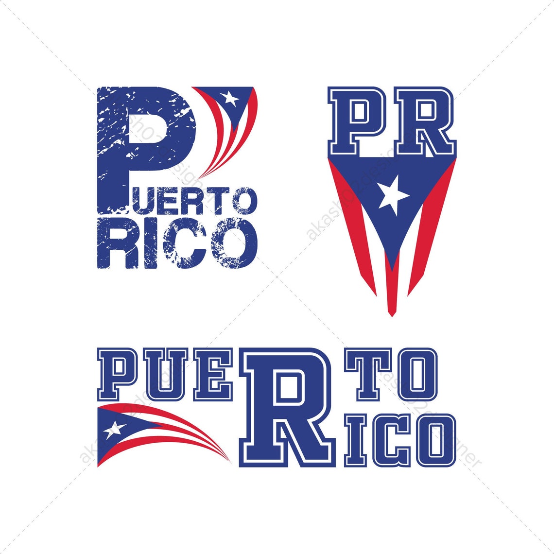 Puerto Rico Rican PR Distressed Flag Country World Nation Sign | Etsy