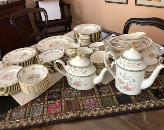 Minton Jasmine Pattern Complete Set - Etsy