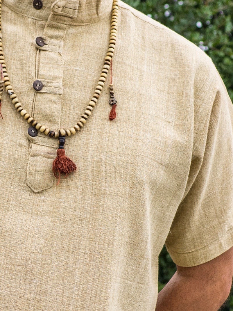 Hemp 100% Shirt | Casual Hemp Mens | Natural Clothing Organic - Etsy