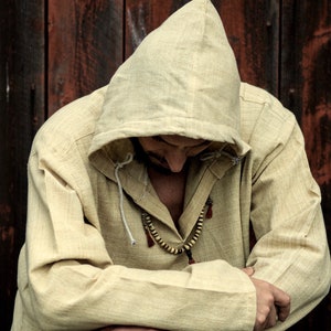 Hemp Hoodie | 100% Hemp Handwoven | Hemp Shirt | Hemp Baja Sweatshirt ...