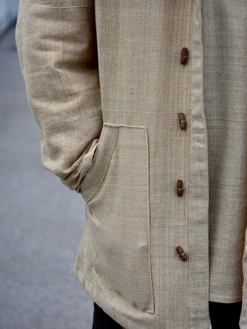 Hemp Jacket | 100% Hemp Hoodie | Hemp Mens | Hemp Clothing | Hemp Shirt ...