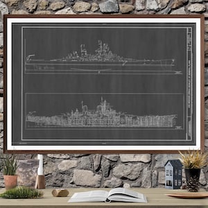 Uss Missouri Battleship Blueprints