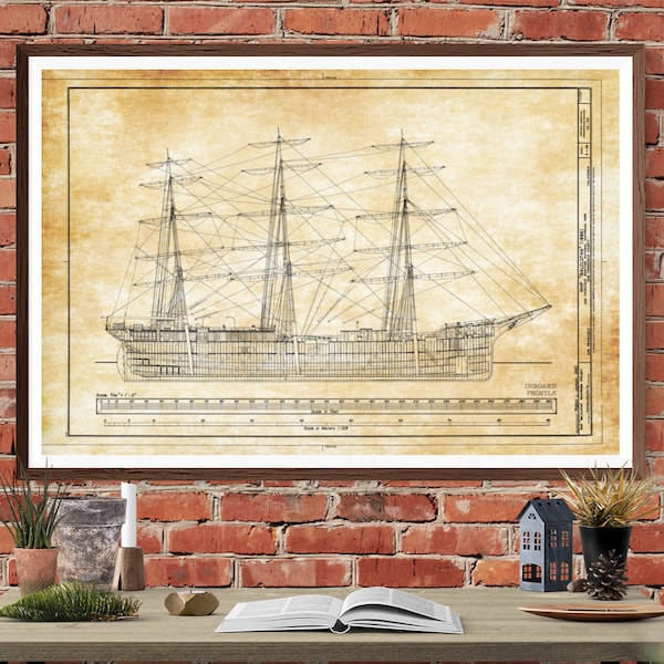 Coast Guard Ship Blueprint - Etsy