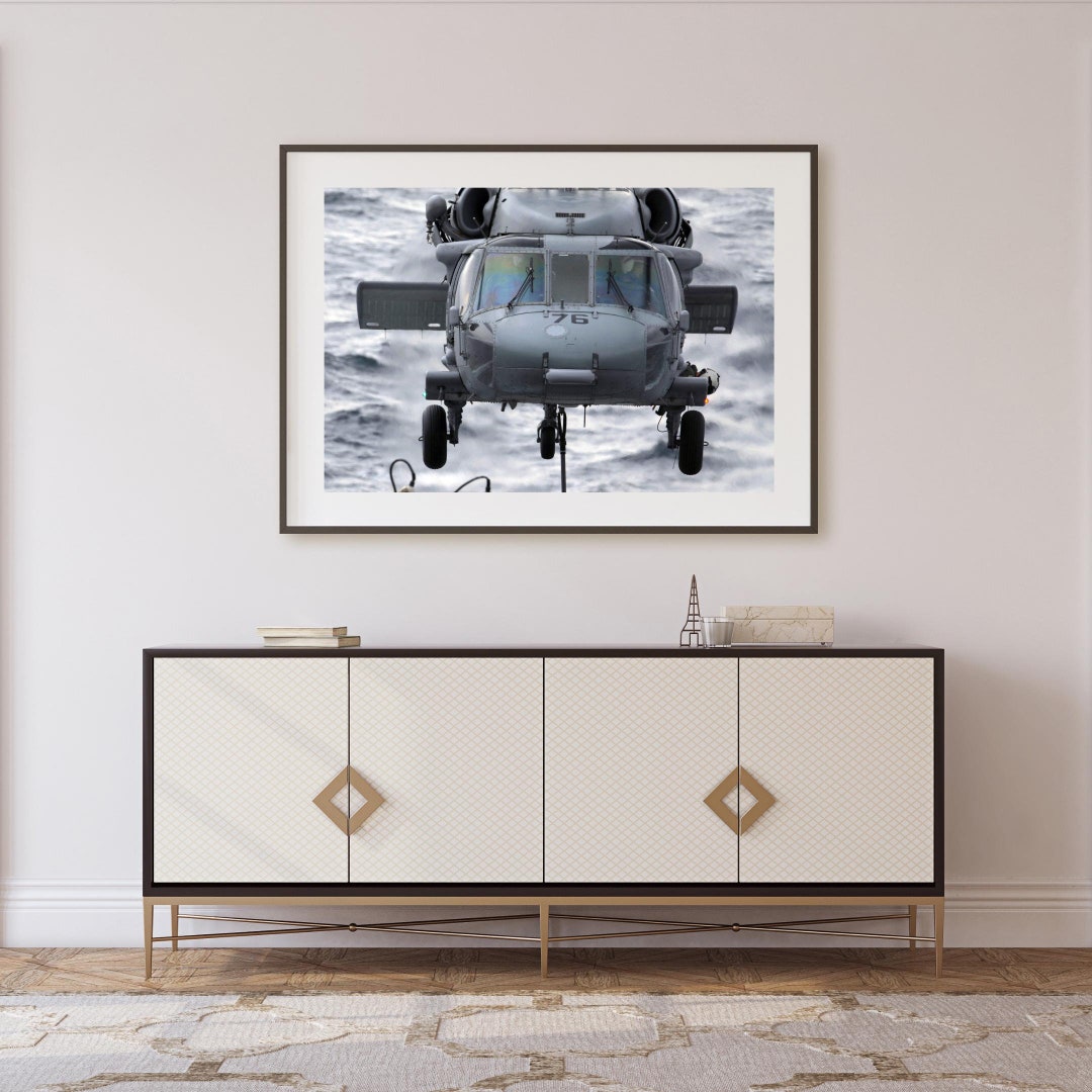 MH-60S Seahawk Helicopter – Naval Aviation Poster, Military Helicopter ...