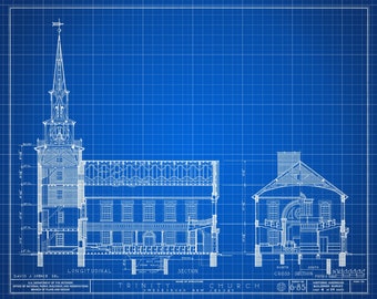 Church Blueprint - Etsy