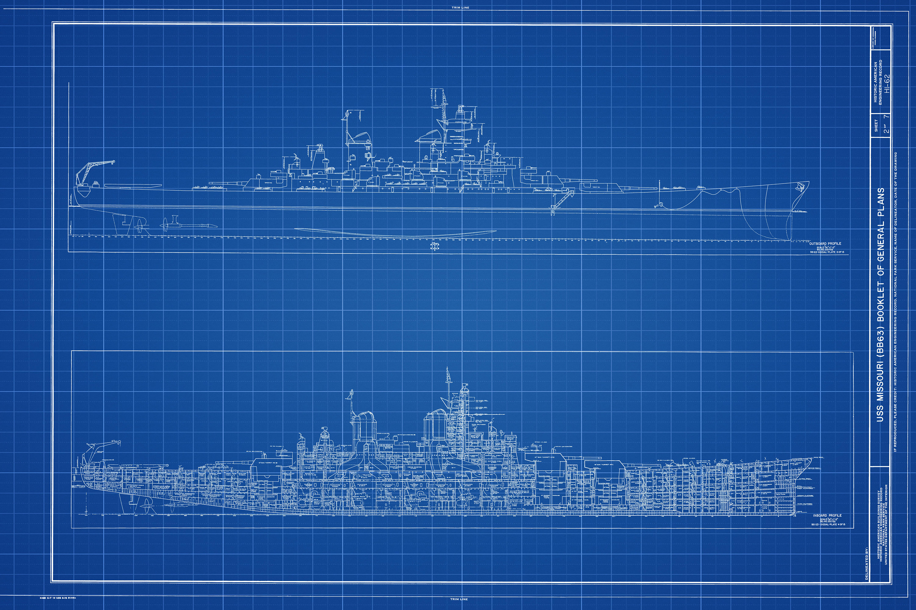 Uss Missouri Battleship Blueprints