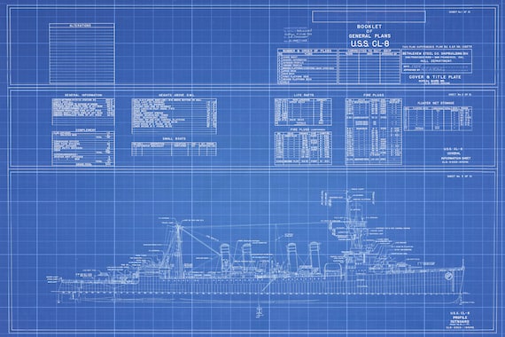 Battleship Plans Drawings