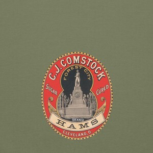 C.J. Comstock Hams Hoodie – Vintage Meat Brand Logo, Classic Food ...