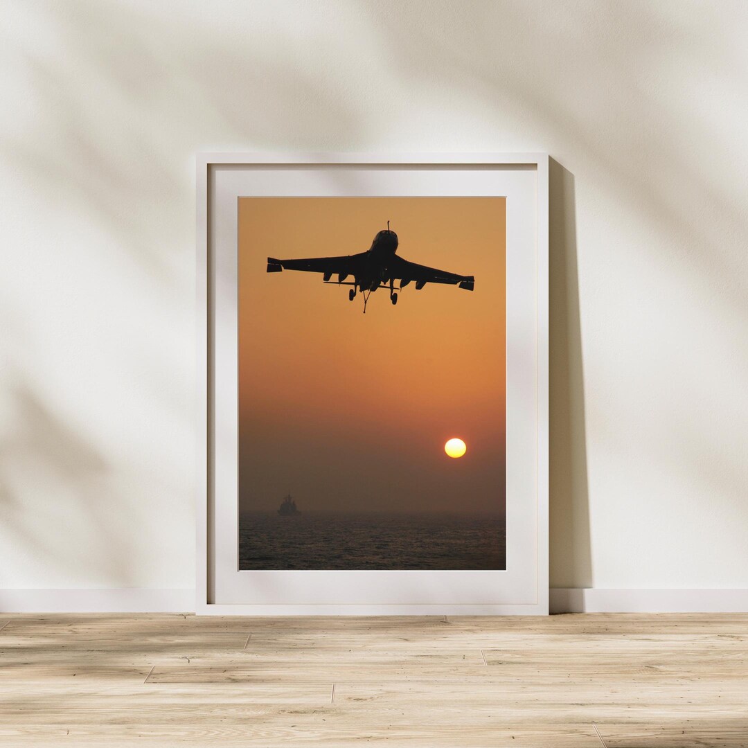 EA-6B Prowler Sunset Print – Navy Electronic Warfare Aircraft Art - Etsy