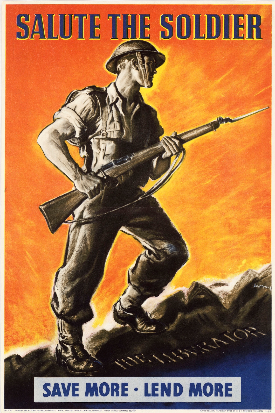 Salute the Soldier World War II Poster World War 2 Print, World War II ...