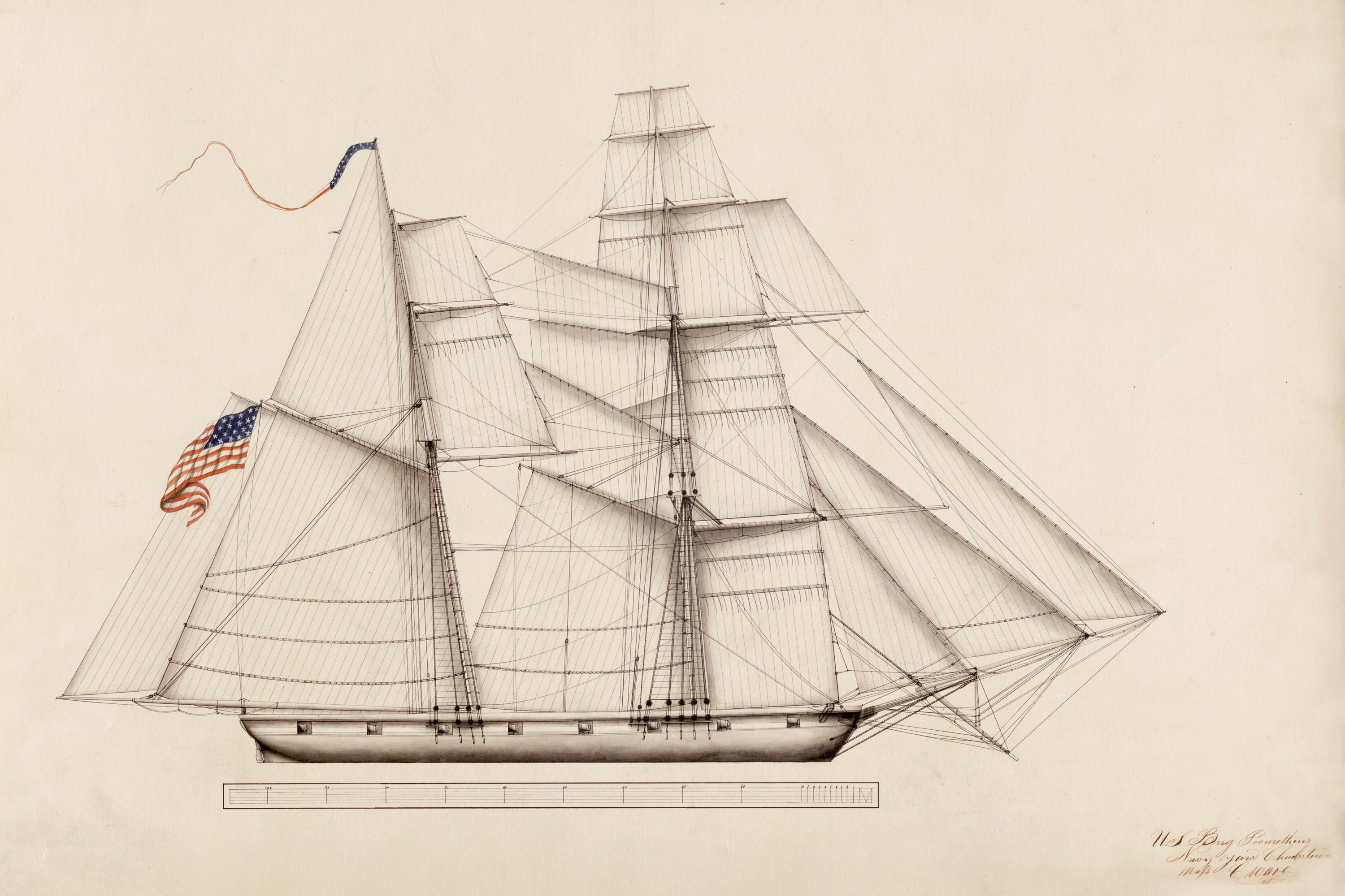 USS Prometheus Drawing Blueprint - Ship Blueprint, Ship Drawing ...