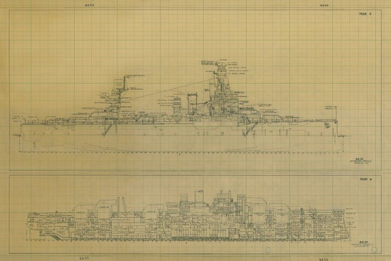 Battleship Blueprints And Plans