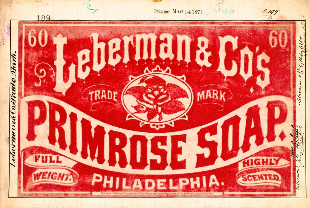 Vintage Primrose Soap Advertisement Print: Philadelphia Brand, 1871 - Etsy
