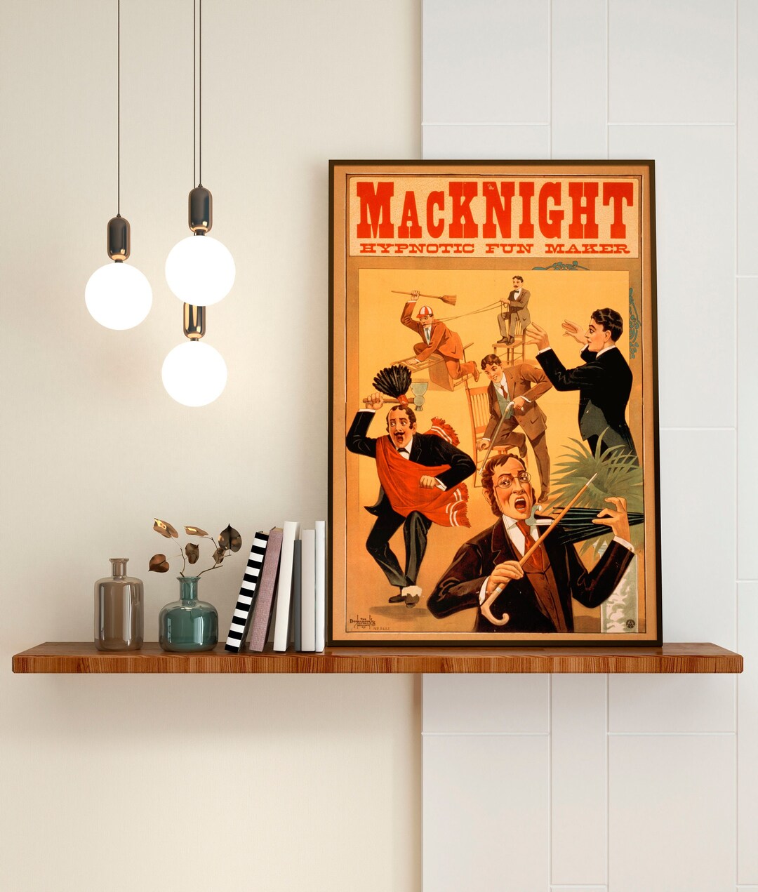 Macknight Hypnotic Fun Maker Show Poster - Magic Poster, Hypnotist ...