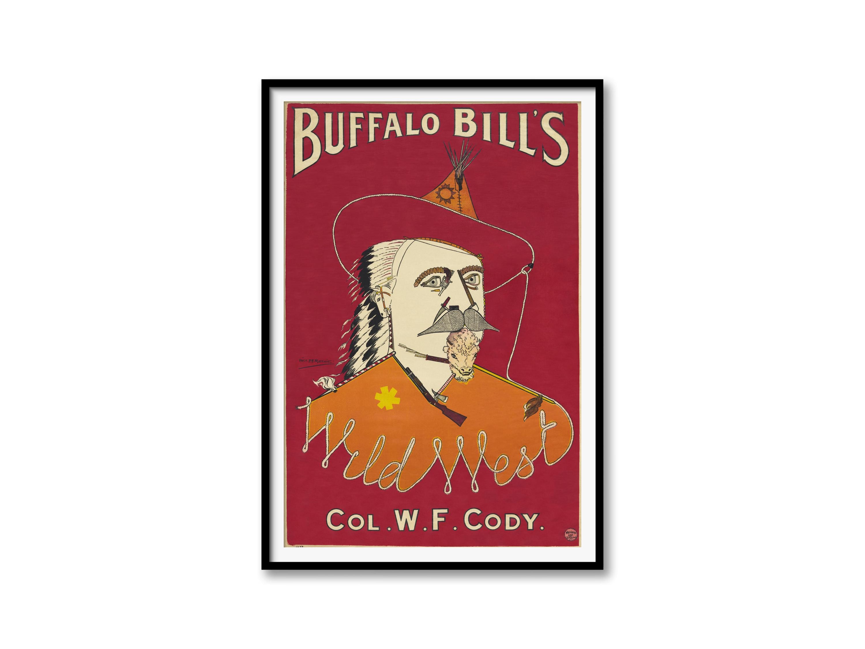 Buffalo Bill’s Wild West Show Poster – Vintage Poster, Western ...