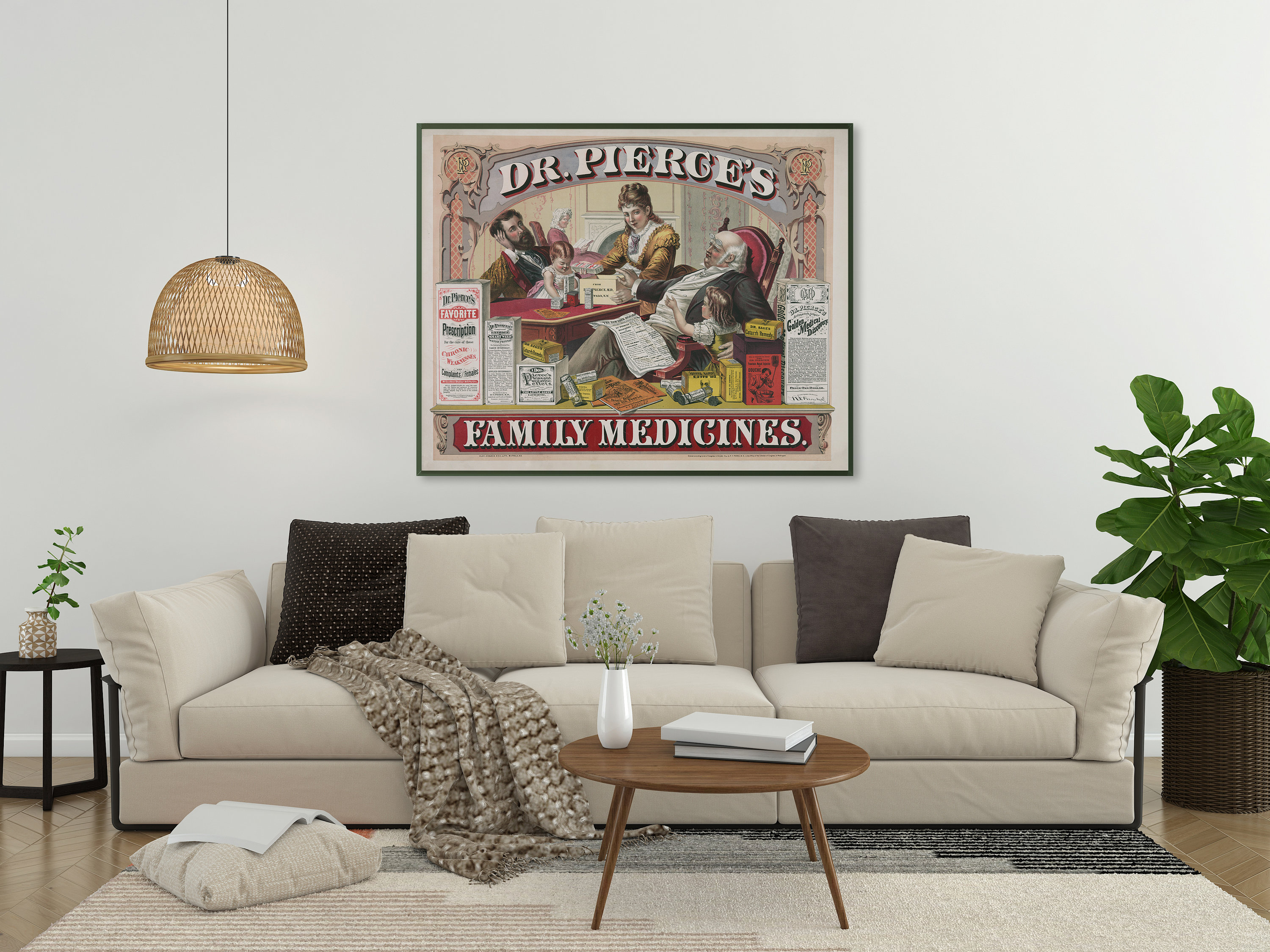 Old Remedy Ad Poster 1874 - Old Poster, Old Ad, Vintage Medicine Ad ...