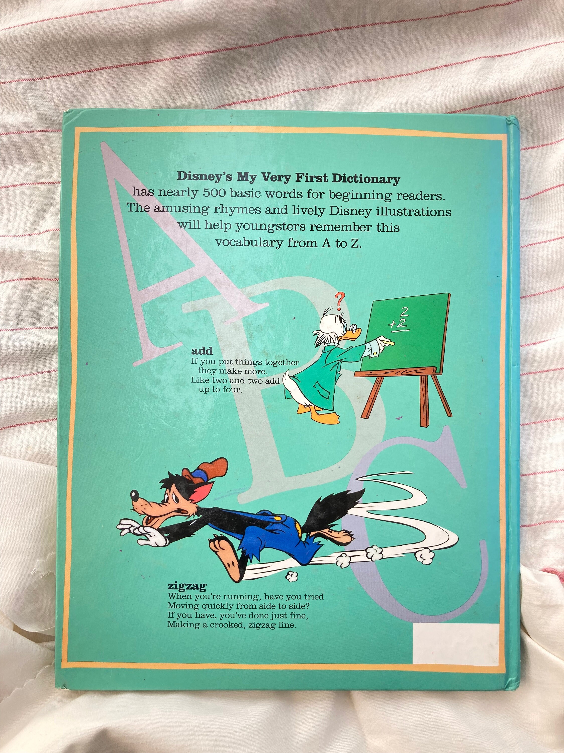 Disney's My Very First Dictionary/vincent Jefferds/definitions in Rhyme ...