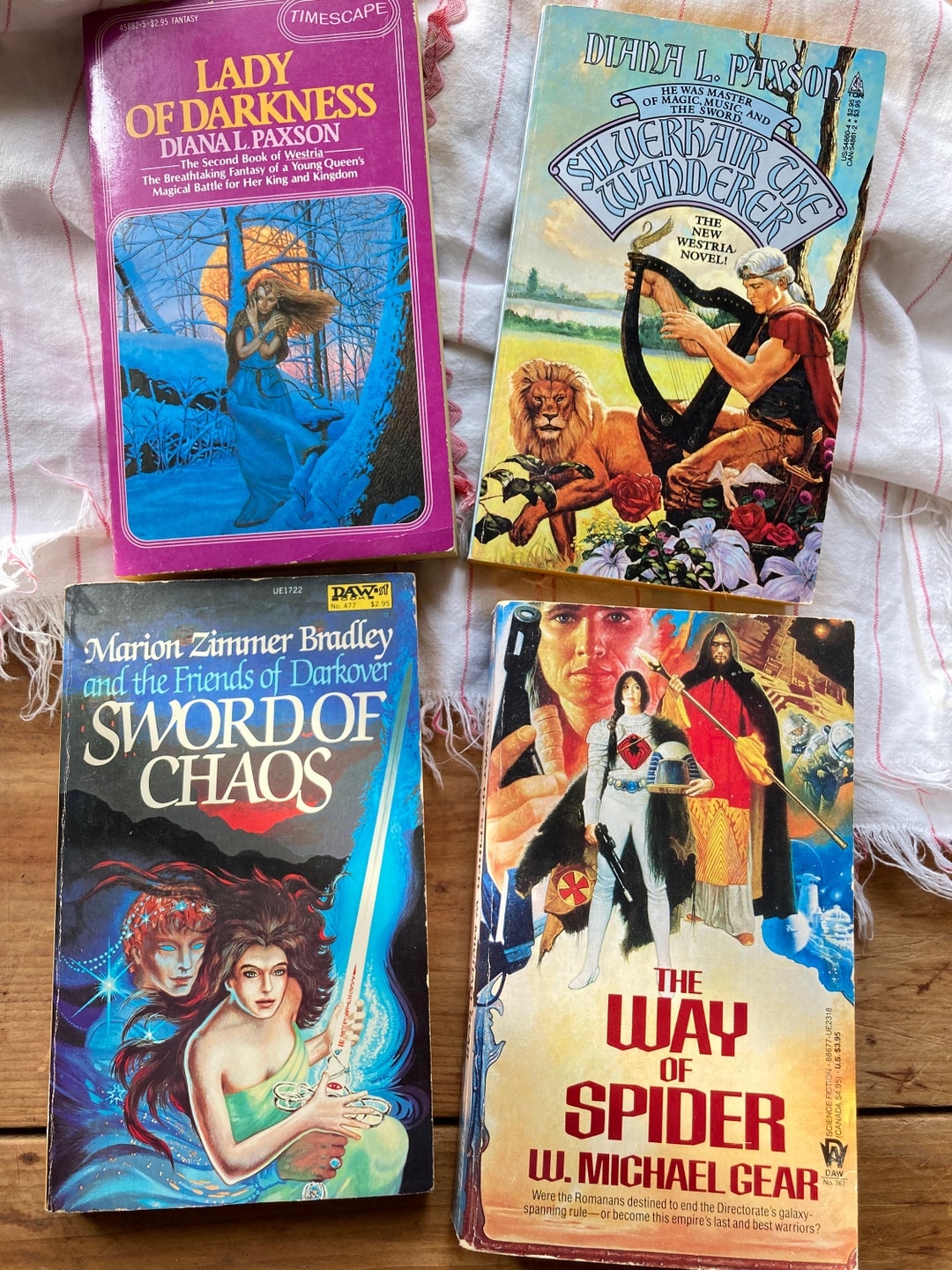 Vintage Fantasy Book Bundle/lady of Darkness/silverhair the Wanderer ...