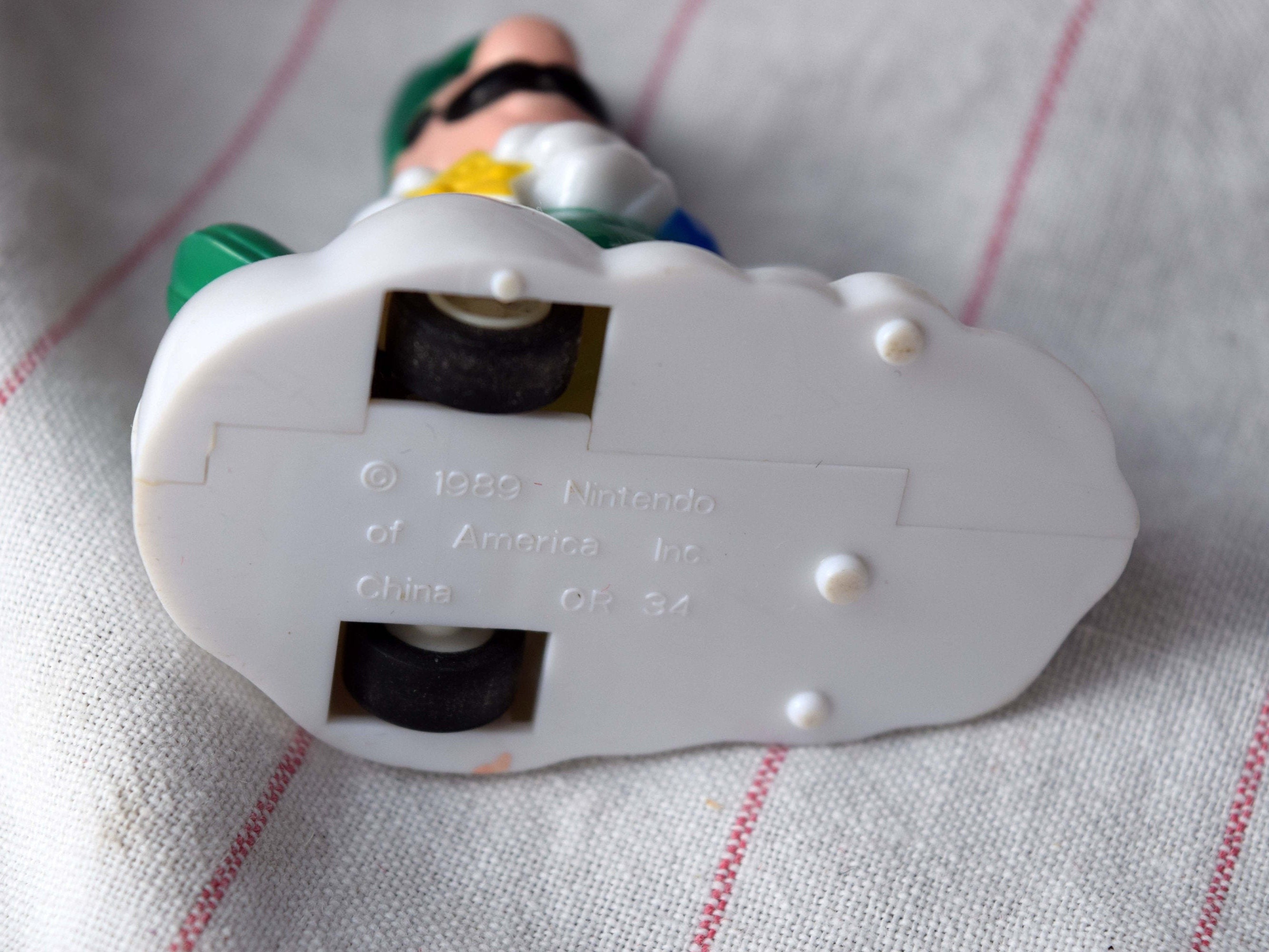 Luigi/1989 Nintendo/toy/wind up Racer Toy/luigi Cloud and - Etsy