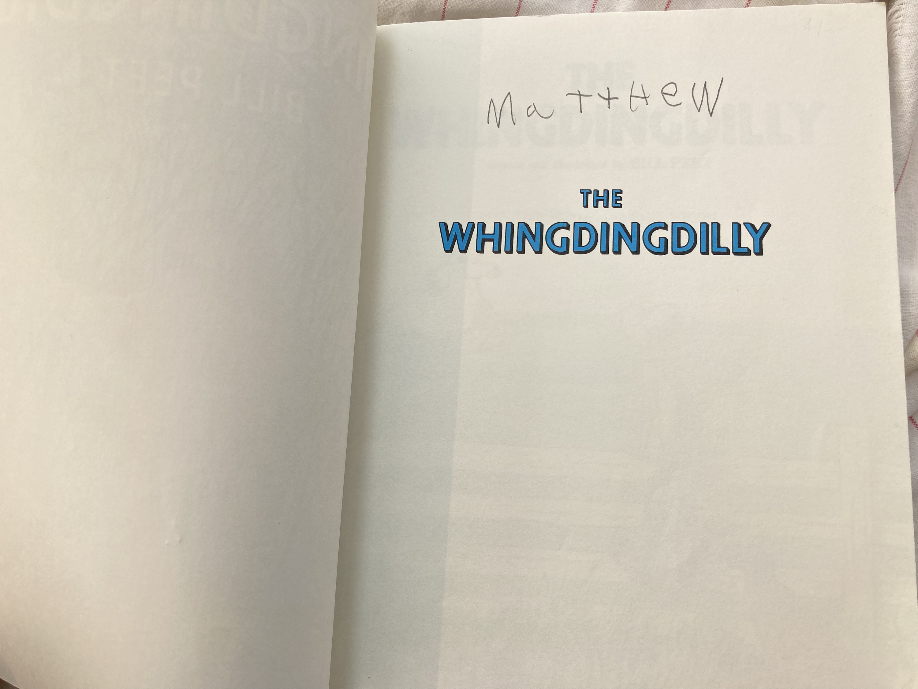 The Whingdingdilly/bill Peet/houghton Mifflin Company/dog Book, Puppy ...
