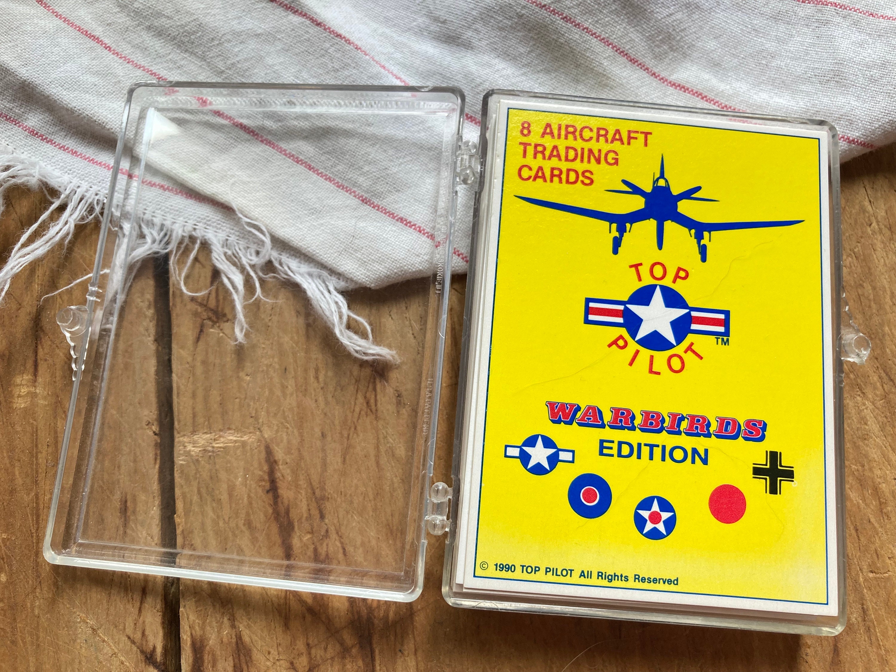 Top Pilot Aircraft Trading Cards/vintage Airplane Informational Cards ...