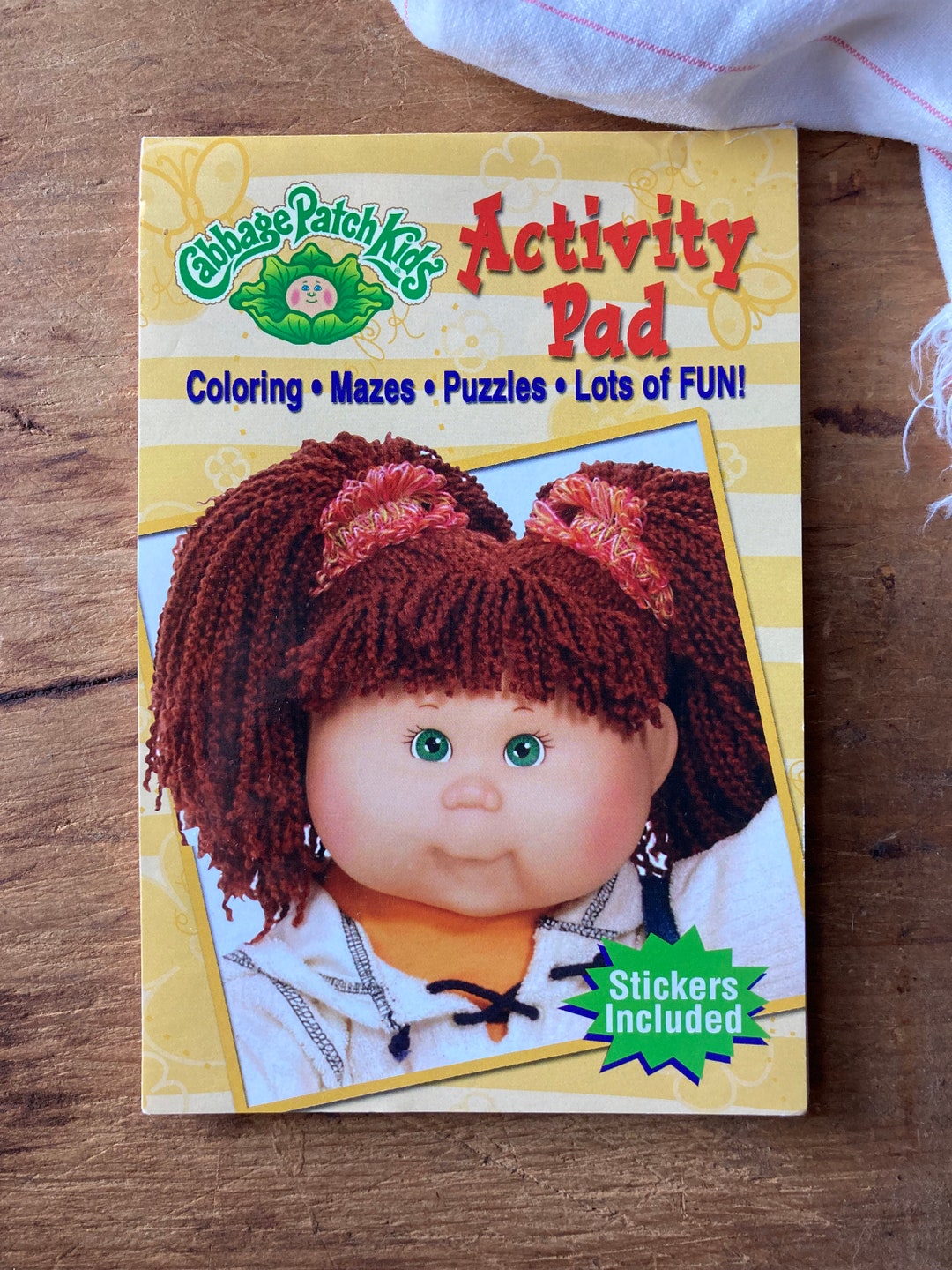 Cabbage Patch Kids Activity Pad/coloring, Mazes, Puzzles,stickers ...