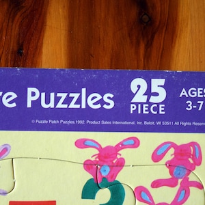 Puzzle Patch/picture Puzzles/25 Piece/ages 3 7/addition Math/toddler ...