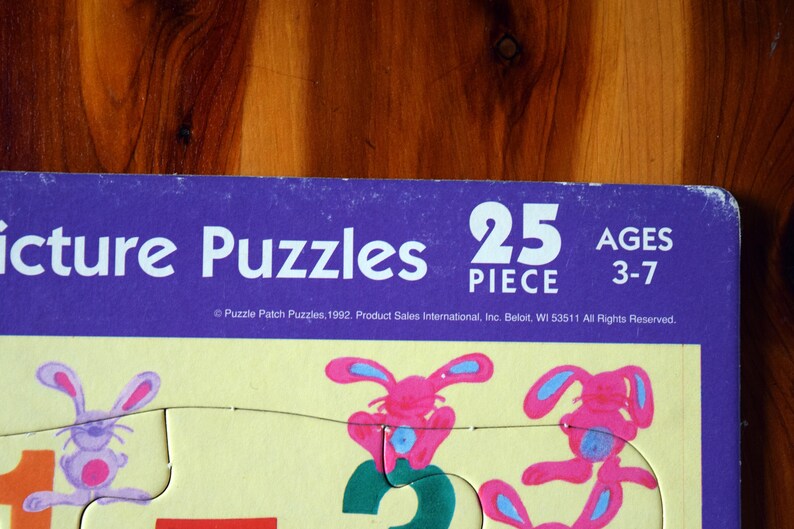 Puzzle Patch/picture Puzzles/25 Piece/ages 3 7/addition Math/toddler ...
