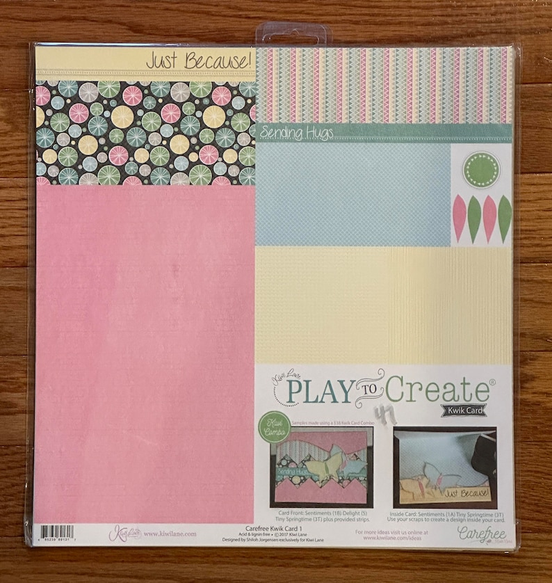 Kwik Card Paper Kits - Kiwi Lane Designs - Etsy