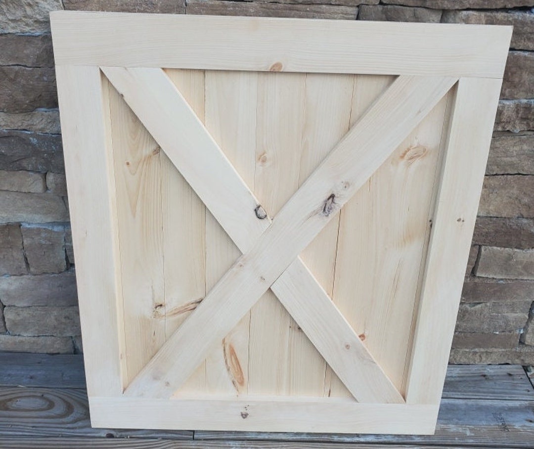 Handmade Solid Wood X Pattern Gate: Baby/pet or Garden - Etsy