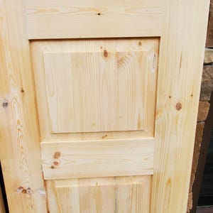 Custom Spruce Interior Doors, 8 Foot Interior Door, Raised Panel Door ...