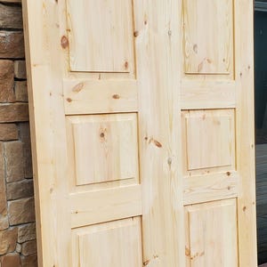 Custom Spruce Interior Doors, 8 Foot Interior Door, Raised Panel Door ...