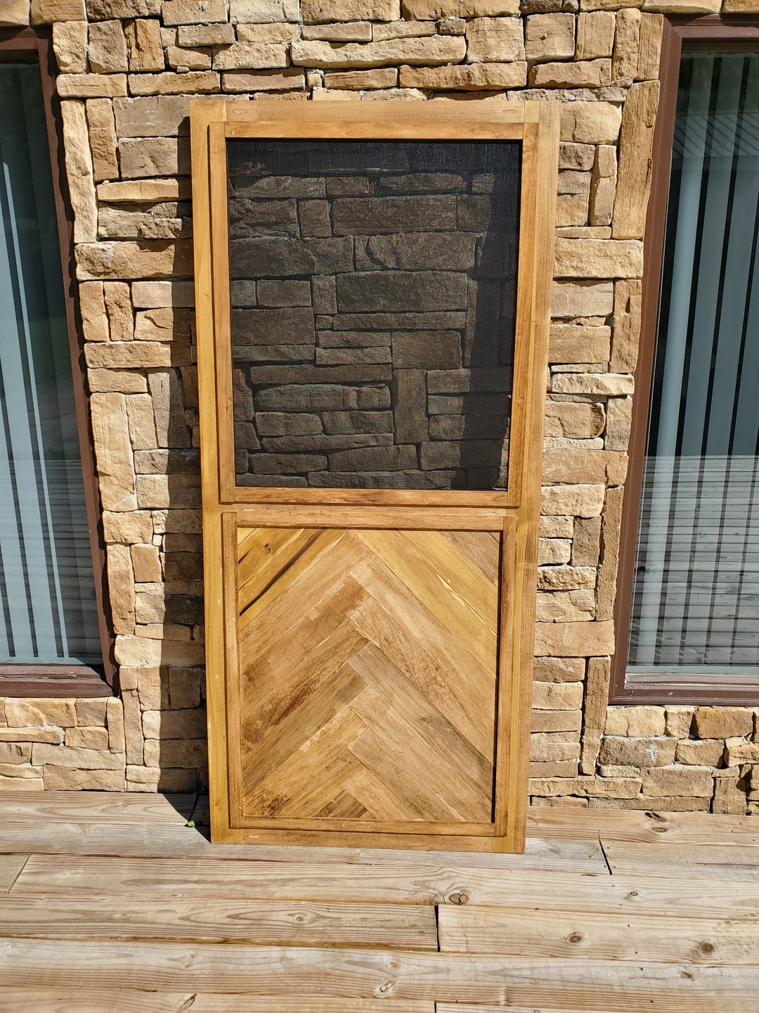 Custom Screen Door/herringbone Screen Door/herringbone Door/herringbone ...