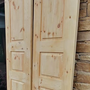 Custom Spruce Interior Doors, 8 Foot Interior Door, Raised Panel Door ...